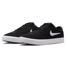 Sneaker Nike SPORTSWEAR "CHARGE SUEDE", Herren, Gr. 46, schwarz, wei&szlig;, schwarz, Leder, Schuhe Sneaker