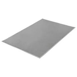 Badematte Kleine Wolke "&raquo;Velvet&laquo;", platin, H:5mm, Polyester, Badematten, Badematte, Badteppich, Uni Farben, Samt-Optik, leichter Schimmer