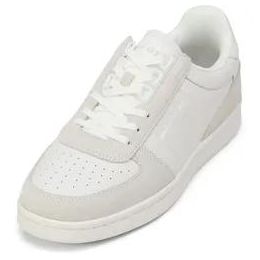 Marc O'Polo Sneaker MARC O'POLO "aus hochwertigem Rindleder", Damen, Gr. 48, wei&szlig;, Obermaterial: 100% Leder, unifarben, Schuhe Sneaker