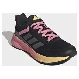 Laufschuh Adidas SPORTSWEAR "FORTARUN 4.0 KIDS", Kinder, Gr. 40, core schwarz, iron metallic, bliss pink, Synthetik, Textil, Schuhe Laufschuh, f&uuml;r Kinder & Jugendliche