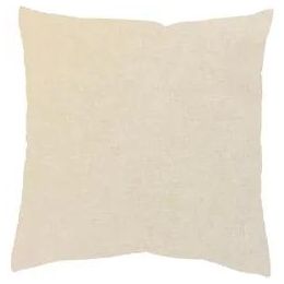 Dekokissen Home Wohnideen "LUCIO 1ER PACK MIT F&Uuml;LLUNG" Gr. 2, beige (natur, unifarben), B:50cm L:50cm, Polyester, Dekokissen_Sitzkissen_Kissenh&uuml;llen