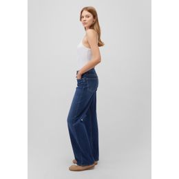 Mavi Damen Weite Jeans "MALIBU"dunkelblau everyday, Gr. 33, 87% Baumwolle 11% Recyceltes Polyester 2% Elasthan, Jeans, Loose Wide Leg Jeans