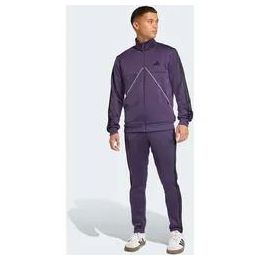 Trainingsanzug Adidas SPORTSWEAR "SPORTSWEAR TRICOT TIRO-INSPIRED", Herren, Gr. L, aurora plum, Obermaterial: 100% Polyester, Sportanz&uuml;ge Trainingsanzug, Trikot Tracksuit