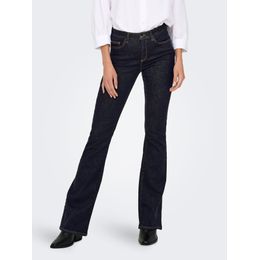 Only Damen Skinny-fit-Jeans "ONLBLUSH MID FL STAYBLUE DNM REA023NOOS", blau, Gr. XS, unifarben, Denim/Jeans, Obermaterial: 92% Baumwolle, 6%