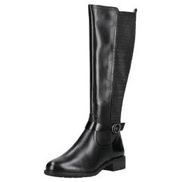 Stiefel Tamaris "Tamaris Stiefel Leder/Synthetik", Damen, Gr. 37, schwarz, Leder, Synthetik, Schuhe Stiefel