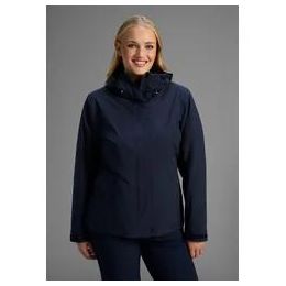 Doppeljacke Maier Sports "DA-DOPPELJACKE MTEX EL. METOR 3IN1 W", Damen, Gr. 19, blau (night sky), Obermaterial: 100% Polyester, Jacken, Wasser- & Winddicht & Atmungsaktiv, &Uuml;bergangsjacke
