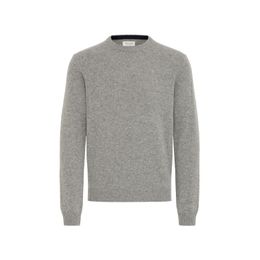 Casual Friday Herren Strickfleece-Pullover "Strickpullover CFKarl", grau, Gr. M, Obermaterial: 80% Wolle WO. 20% Polyamid PA., Pullover