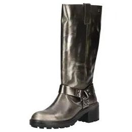 Stiefel Lazamani "Lazamani Stiefel Leder", Damen, Gr. 40, pewter, Leder, Schuhe Stiefel