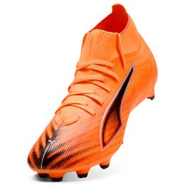 Puma Damen Fu&szlig;ballschuh "ULTRA 6 MATCH+ FG/AG", Gr. 42,5heat fire, Puma schwarz, glowing rot, Synthetik, Schuhe, f&uuml;r Rasen- und Kunstrasenpl&auml;tze, mit