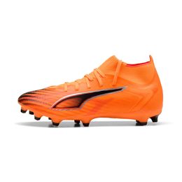 Puma Damen Fu&szlig;ballschuh "ULTRA 6 MATCH+ FG/AG", Gr. 45heat fire, Puma schwarz, glowing rot, Synthetik, Schuhe, f&uuml;r Rasen- und Kunstrasenpl&auml;tze, mit
