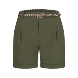CLOUD 5IVE Damen Chinoshorts "CLOUD 5IVE"military gr&uuml;n, Gr. XXL, unifarben, 95% Polyester, 5% Elasthan, Hosen