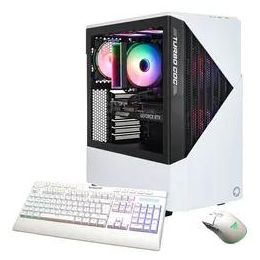 Hyrican GAMEMAX Gaming-PC "Horizon 7803 AMD Ryzen 5 9600X RTX 5070 16GB DDR5 1TB SSD", wei&szlig;, schwarz, Microsoft Windows 11 Home (64 Bit), 16 GB RAM 1.000 GB SSD, Desktop-PCs, Windows 11, DDR5 RAM