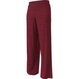 Damen Schlafanzug "LS TEE FLANNEL PANT SET", Calvin Klein Underwear, Gr. XLzinfandel w zinfandel jotted madras, Web, Obermaterial: 100% Baumwolle,