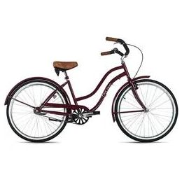 Cruiser Dacapo "Beachcruiser Damen 26" Beach Rot 1 Gang RH 46 cm" Gr. 46, rot, rot, Fahrr&auml;der, Damen, 46cm, 26 Zoll (66,04cm) hinten: 26 Zoll (66,04cm)
