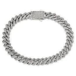 Armband Bruno Banani "Schmuck Geschenk mit Glitzersteinen", messingfarben, kristallwei&szlig;, kristallwei&szlig;, Armb&auml;nder, Damen, 19cm, Messing, Armband, mit Zirkonia (synth.)