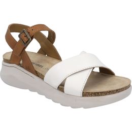 Josef Seibel Damen Sandale "Celine 03, weiss-kombi", Gr. 42, wei&szlig;, Obermaterial: 100% Rindsleder Leather cow., Schuhe