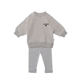 Liliput M&auml;dchen Sweatanzug "Amore", grau, Gr. 86, bedruckt, 80% Baumwolle, 20% Polyester, Sportanz&uuml;ge, mit niedlichem Frontprint