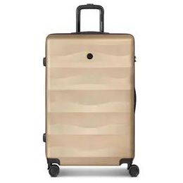 Trolley SMARTBOX "Edition 03 4 Rollen Trolley 75 cm", Gr. 99 l, taupe, ABS, Koffer