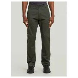 G-Star Raw Chinohose G-STAR "Mosa Straight Chino", Herren, Gr. 32, L&auml;nge 34, asfalt, Obermaterial: 97% Baumwolle, 3% Elasthan, Hosen Chinohose
