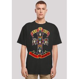 F4NT4STIC Herren T-Shirt "Guns 'n' Roses Appetite For Destruction", schwarz, Gr. M, Obermaterial: 100% Baumwolle, Shirts, Premium Qualit&auml;t