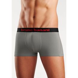 Bruno Banani Herren Hipster, Gr. S, bunt, Jersey, Obermaterial: 95% Baumwolle, 5% Elasthan, unifarben, Unterhosen, knapp sitzende Boxershorts mit