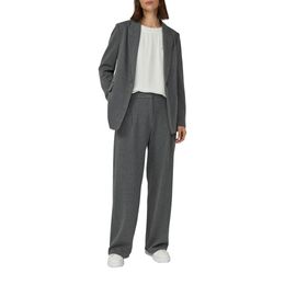 Damen Kurzarmbluse, wei&szlig;, Gr. 40, s.Oliver BLACK LABEL, unifarben, Web, Obermaterial: 100% Polyester. Futter: 100% Viskose, Blusen, mir Raffung am