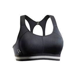 active by Lascana LASCANA ACTIVE Damen Sport-BH, Gr. 85, schwarz, Microtouch, Obermaterial: 58% Polyamid, 42% Elasthan, BHs, ohne B&uuml;gel f&uuml;r Sportarten mit starker