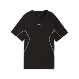 Puma Jungen T-Shirt "Puma Sport Relaxed T-Shirt Jungen"schwarz, Gr. 140, clean, Obermaterial: 100% Baumwolle; Kragen: 71% Baumwolle, 29% Polyester,