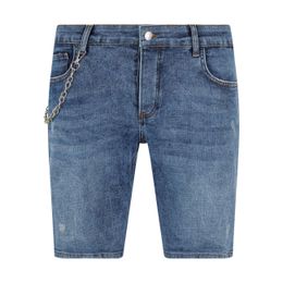 2Y Premium Herren Shorts "2Y Premium Herren 2Y Jeans Shorts", blau, Gr. 31, unifarben, 97% Baumwolle, 3% Elasthan, Hosen
