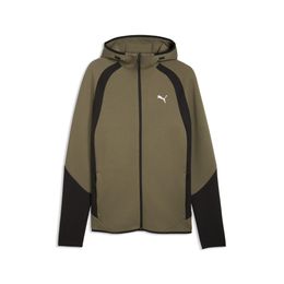 Puma Herren Sweatjacke "Evostripe Kapuzenjacke Herren"loden gr&uuml;n, Gr. XS, Obermaterial: 77% Baumwolle, 23% Polyester; Taschenfutter: 100% Baumwolle;