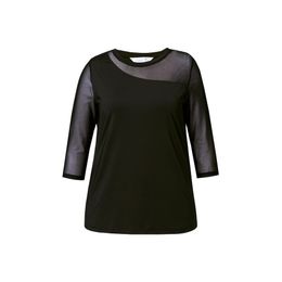 MIAMODA Shirt female Black size 48