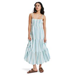 Roxy Damen Tr&auml;gerkleid "Sunshine Coastline Stripe"egret carver stripe, Gr. XL, 60% Baumwolle, 40% Viskose, Kleider