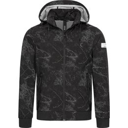 DEPROC Active Herren Softshelljacke "ROSS PEAK MEN", grau, Gr. XXL, 94% Polyester; 6% Elastan, Jacken, auch in Gro&szlig;en Gr&ouml;&szlig;en erh&auml;ltlich