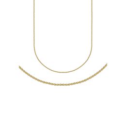 Firetti Damen Goldkette "Schmuck Geschenk Gold 333 Rundankerkette, ca. 1,1 mm breit", 42, Gelbgold 333, B: 1,1mm, gold, Gelbgold 333, B:1,1mm,