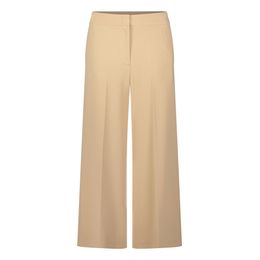 Betty Barclay Damen Culotte "Damen unifarben", beige, Gr. 34, Obermaterial: 96% Polyester, 4% Elasthan, Hosen