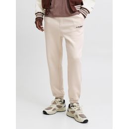 Jack & Jones JACK & JONES Herren Sweathose "JPSTKANE SOHO SWEAT PANTS NOOS"moonbeam, Gr. XS, unifarben, angeraute Sweatware, Obermaterial: 80% Baumwolle, 20%