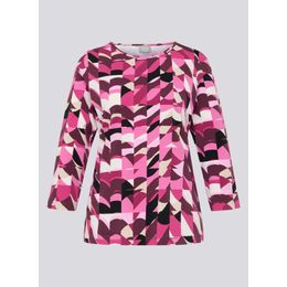 Rabe Damen Print-Shirt "T-Shirt"pink, Gr. 38, 92%Baumwolle, 8%Elastan, Shirts