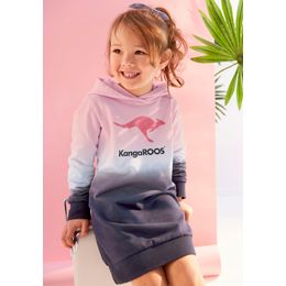 Kangaroos M&auml;dchen Sweatkleid "f&uuml;r kleine M&auml;dchen", bunt, Gr. 104, bedruckt, mehrfarbig, Sweatware, Obermaterial: 100% Baumwolle, Kleider, bis Mitte