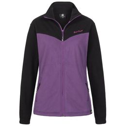 Rock Creek Fleecejacke Damen Gr&ouml;&szlig;e M lila / schwarz
