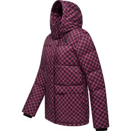 Ragwear Damen Steppjacke "Wikesh Print", pink, Gr. M, Obermaterial: 100% Polyester; Innenfutter: 100% Polyester; Wattierung: 100% Polyester, Jacken,