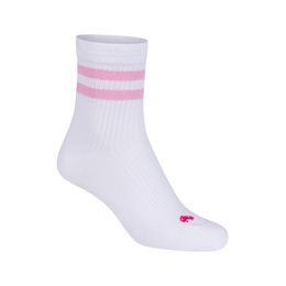 LIEBLINGSST&Uuml;CK LIEBLINGSST&Uuml;CK Damen Langsocken "Lovely Socks "ElizabethL" aus Baumwollmix", Gr. 39100, wei&szlig;, Baumwolle, Elasthan, Polyamid, Socken, mit