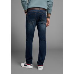 Bruno Banani Herren Straight-Jeans "Hutch"blau dam., Gr. 42, Destroyed-Effekte, Denim/Jeans, Obermaterial: 98% Baumwolle, 2% Elasthan, Jeans, gerade