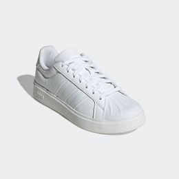 Damen Sneaker "STREETTALK", adidas Sportswear, Gr. 38,5ftwwht, ftwwht, cwei&szlig;, Synthetik, Schuhe, inspiriert vom Design des adidas Superstar
