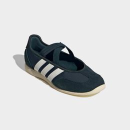 Damen Sneaker Ballerinas "BARREDA MARY JANE", adidas Sportswear, Gr. 40,5aurora ivy, sanftes wei&szlig;, warm vanilla, Leder, Textil, Schuhe