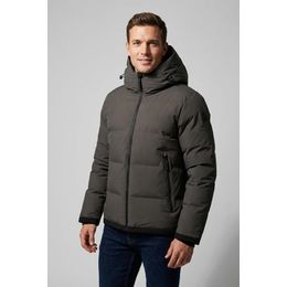 Luhta Herren Steppjacke "KAARELA"lead, grau, Gr. 56, Obermaterial: 100% Polyester, Jacken, wasserabweisend, winddicht, atmungsaktiv mit 5000,