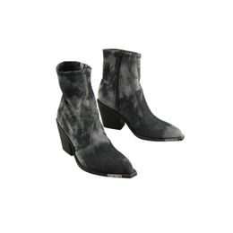 Buffalo Damen Stiefel "Buffalo West Boot Lo Vega Denim", Gr. 36schwarz, unifarben, Schuhe