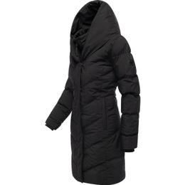 Ragwear Damen Steppmantel "Natalka Soft YOUMODO", schwarz, Gr. XXXL, Obermaterial: 100% Polyester. Innenfutter: 100% Polyester. Wattierung: 100%