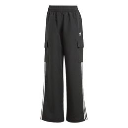 adidas originals Hose 'Adicolor' Damen Gr&ouml;&szlig;e 26/28 schwarz / wei&szlig;