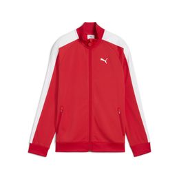 Puma Jungen Sweatjacke "T7 ALWAYS ON Trainingsjacke Jungen", rot, Gr. 140, Obermaterial: 100% Polyester; Rippe: 98% Polyester, 2% Elasthan,