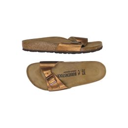 Birkenstock Sandalen Damen Gr&ouml;&szlig;e 37 Second Hand gold
